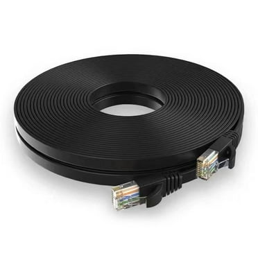 Google (6-Ft) Ethernet Cable RJ45 Gigabit Flat Network Cord - White ...