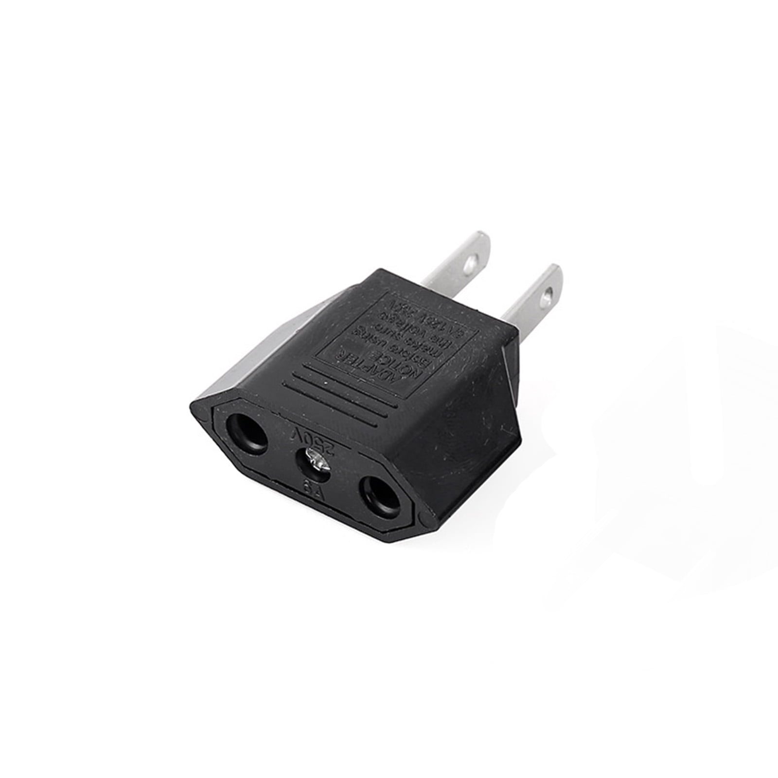GJX European Travel Plug Adapter,Compact ABS Design Fast European Plug ...
