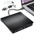 GJX External Cd/Dvd Drive,Portable Usb 3.0&Usb-C Cd Rw Drive,Dvd Player ...