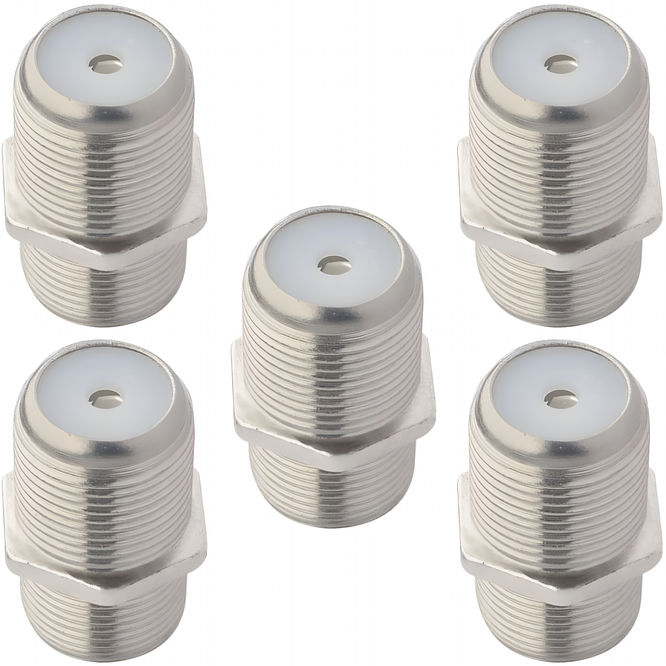 GJX F-Type RF Coaxial Connectors RG6 Adapter F Female To F Female ...