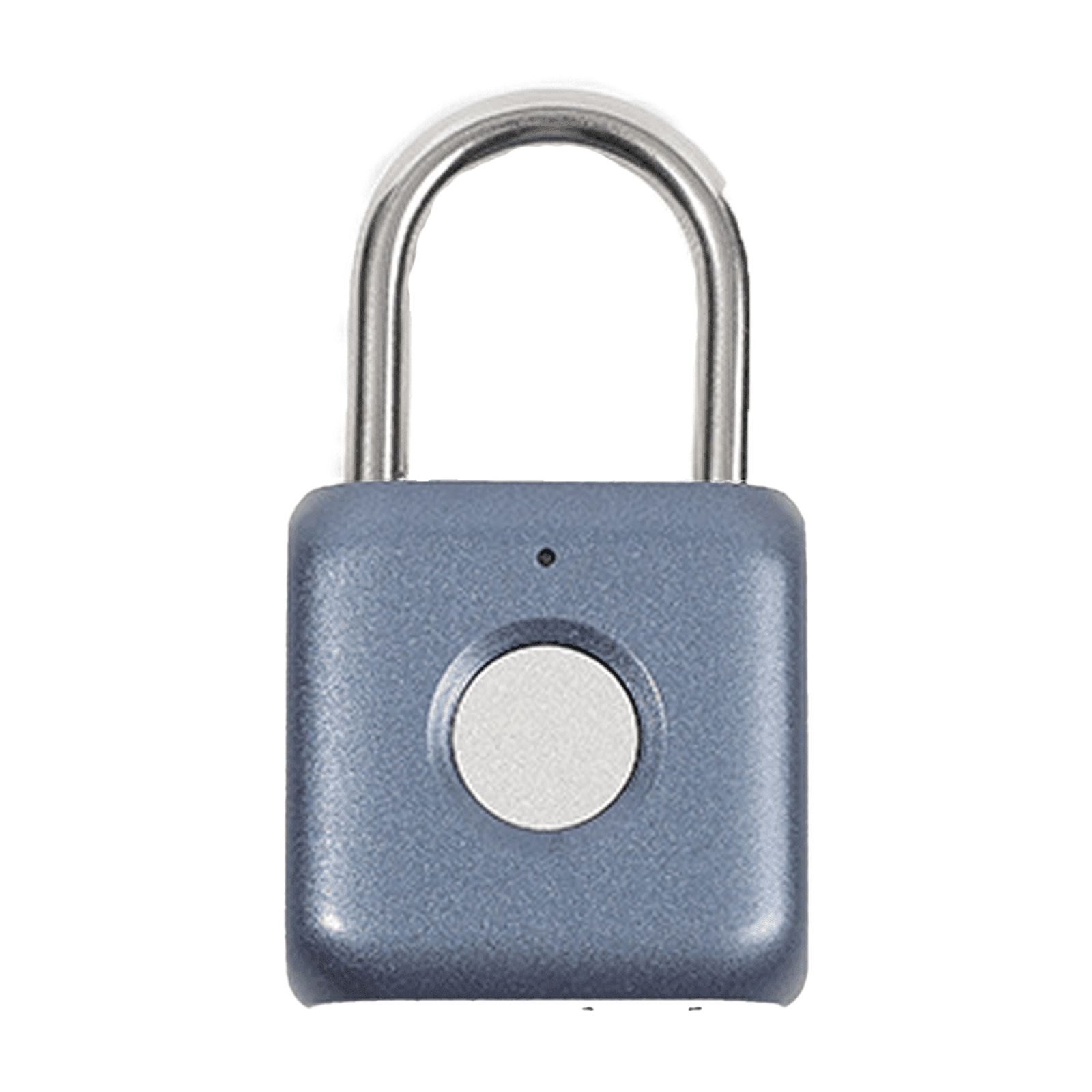 GJX Fingerprint Padlock,Waterproof & Zinc Alloy,360-Day Battery,Fast ...