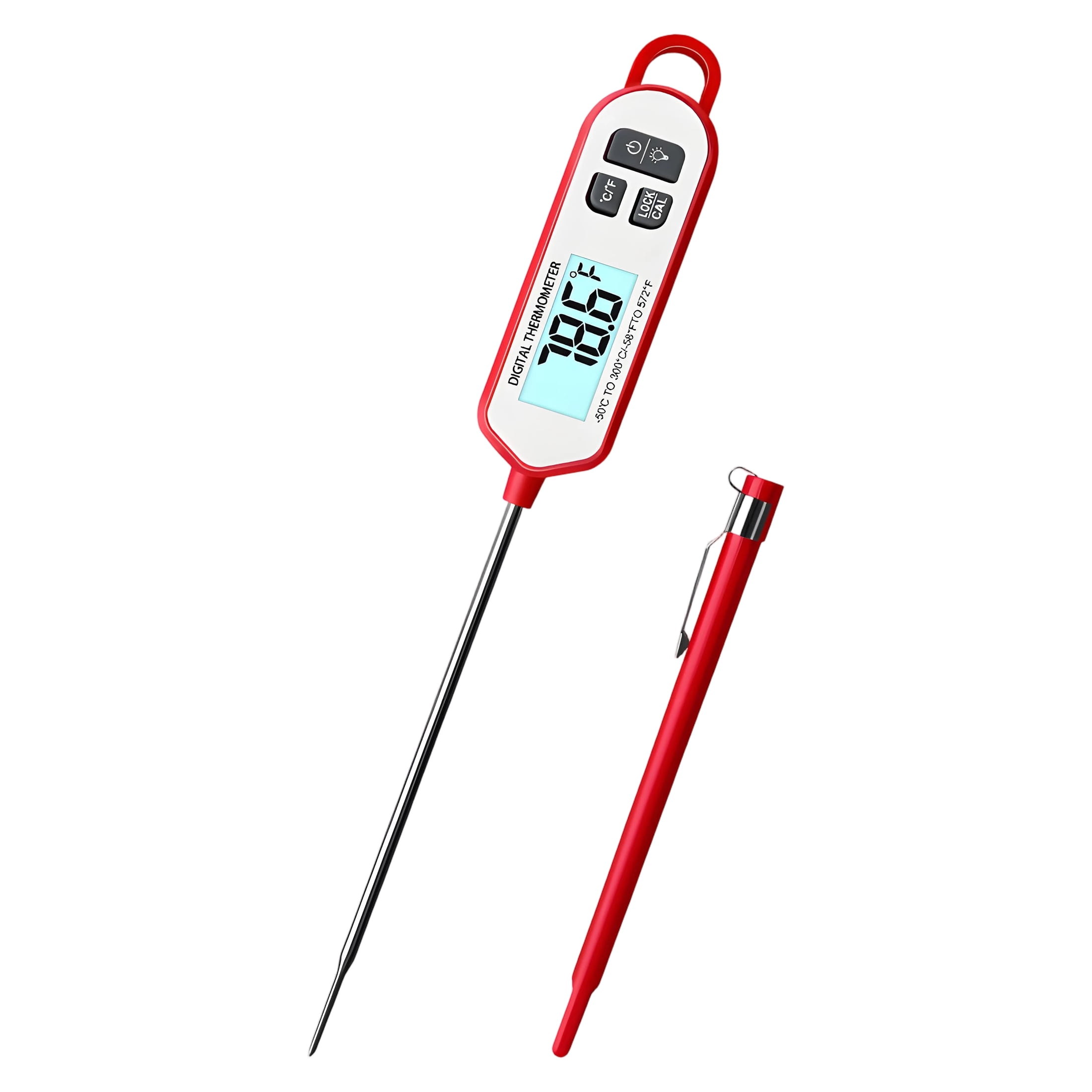 GJX Food Thermometer,Waterproof Meat Thermometer Digital Instant Read ...