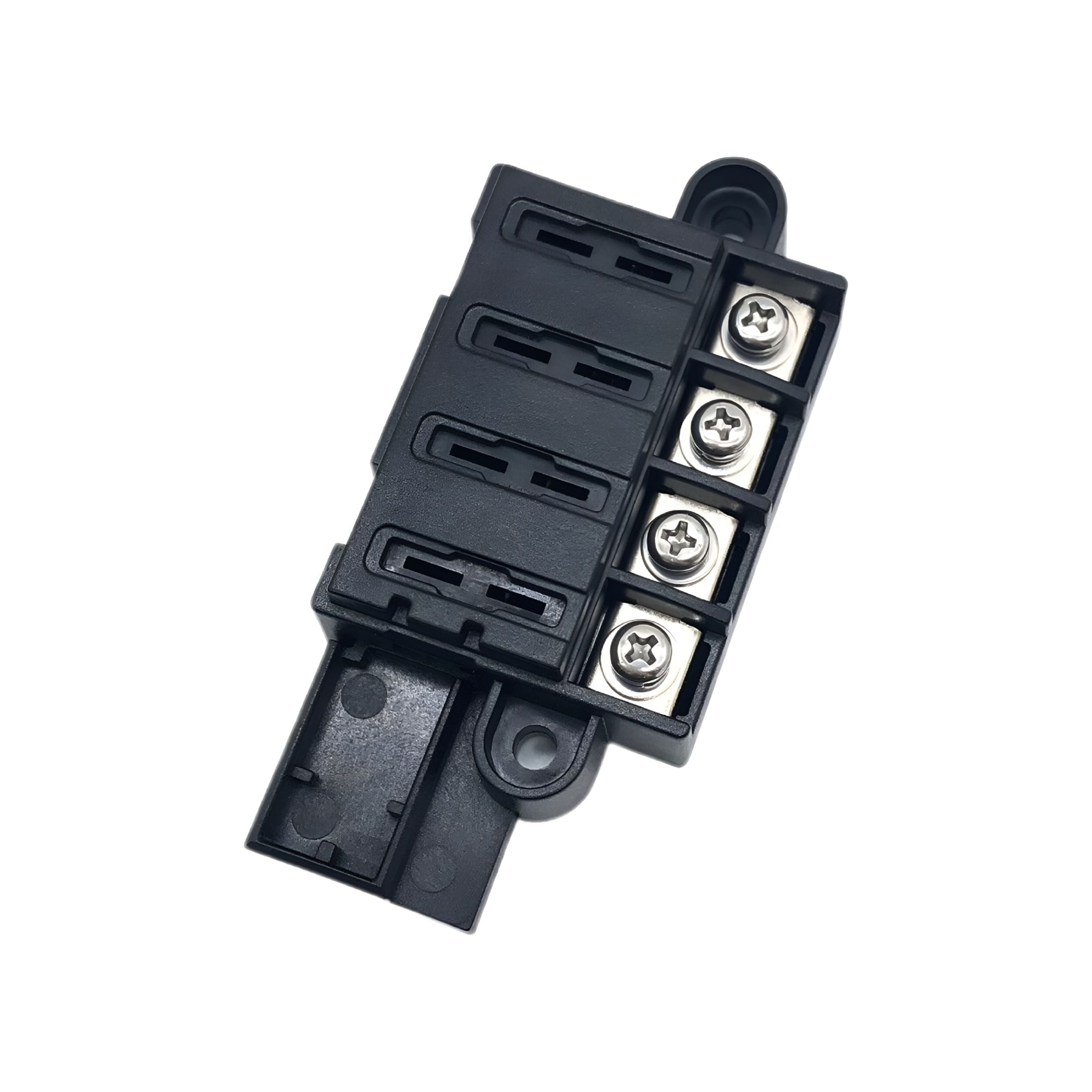GJX Fuse Box with Cover LED Indicator Rust-proof Safe 4-Way Blade Fuse ...
