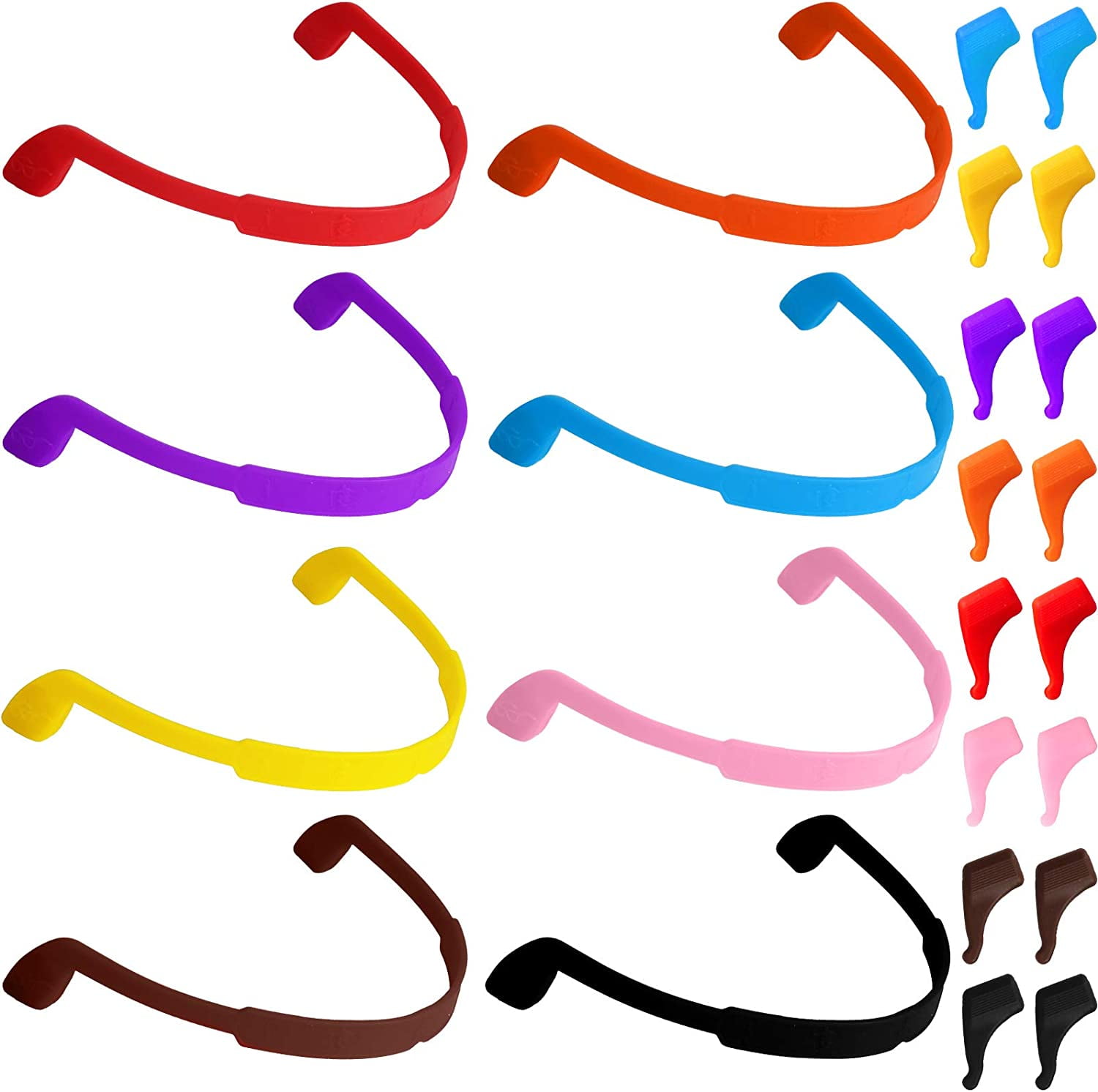 GJX Glasses Strap, 8 Pack Kids Eyeglasses Sunglasses String Strap ...