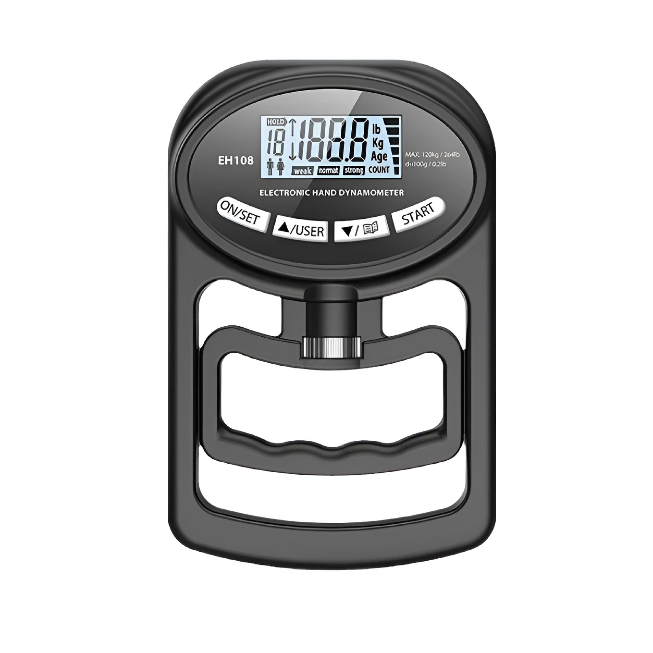 GJX Grip Strength Tester Digital Dynamometer For Hand Meters - Walmart.com