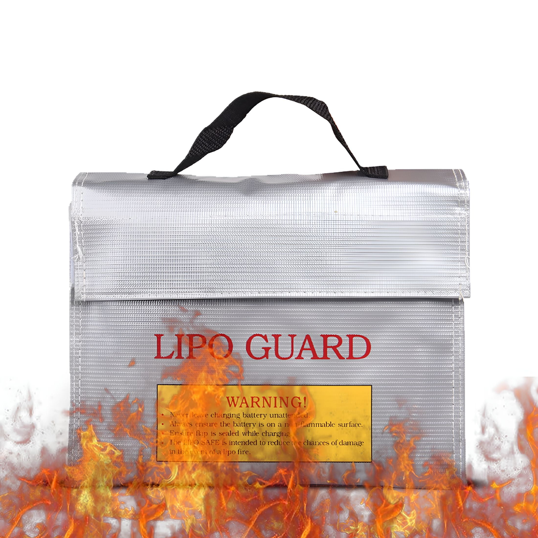GJX Handheld Fireproof Explosionproof Lipo Battery Safe Bag Portable ...