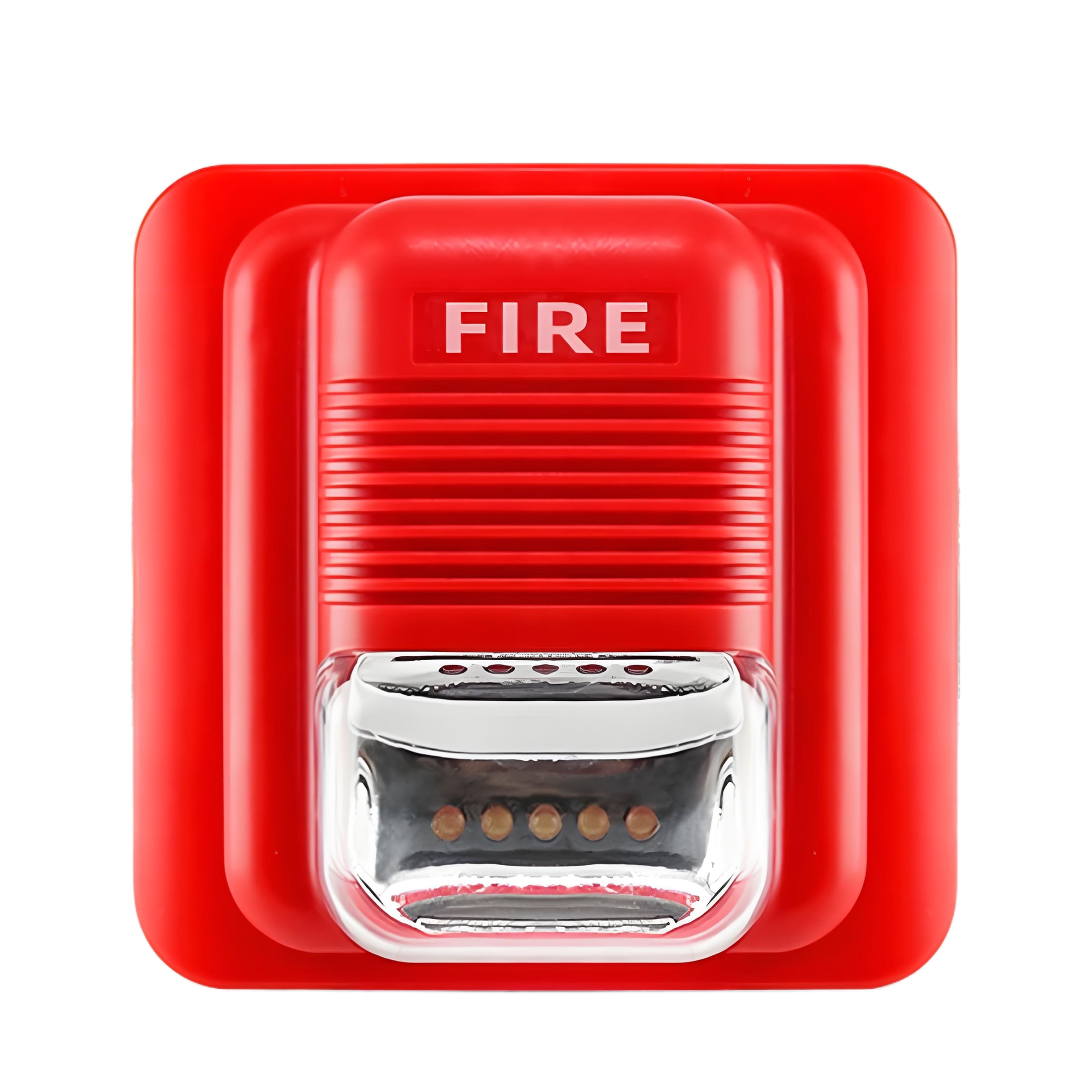 GJX Hardwired Fire Alarms,Warning Strobe Siren Horn Alarm System,Sound ...