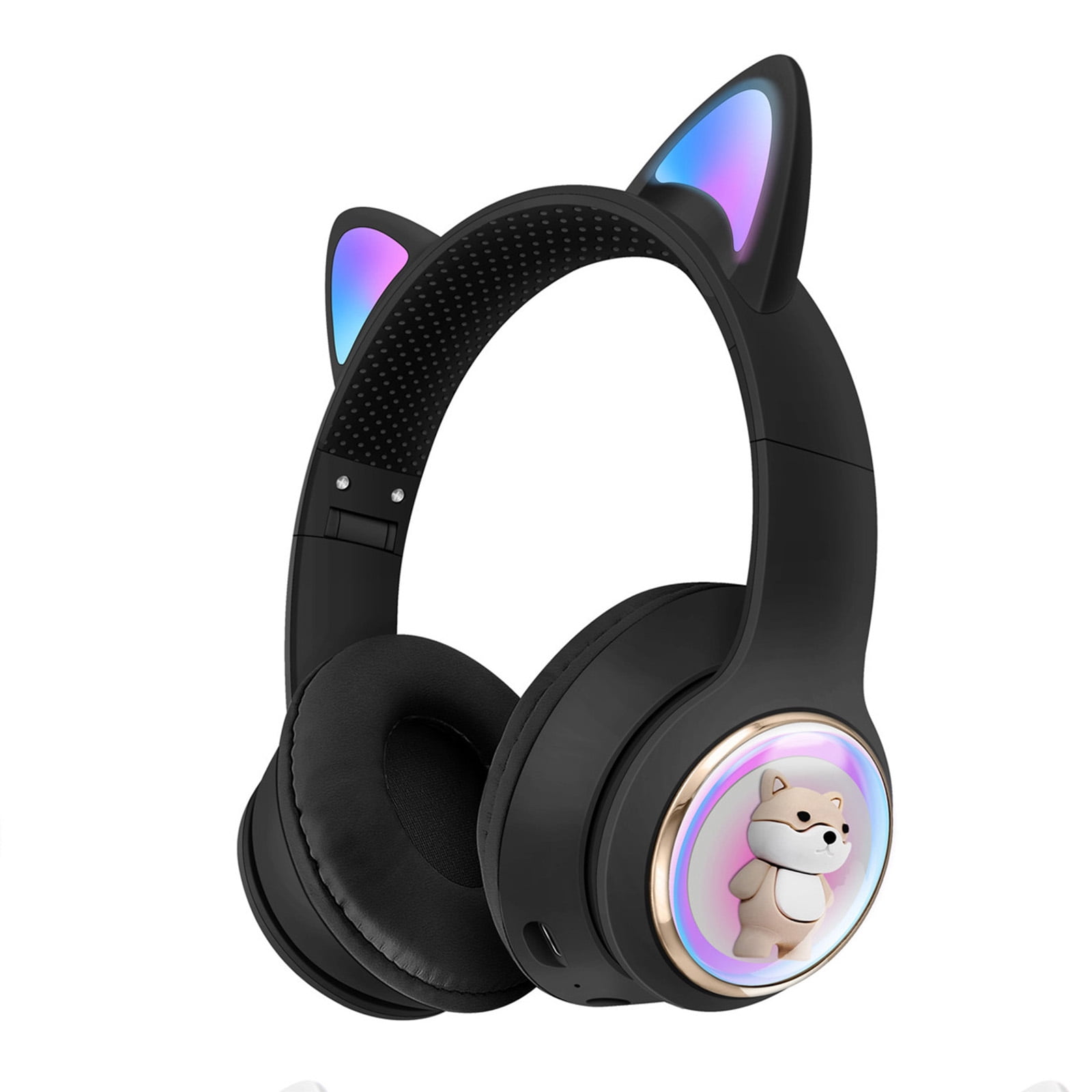 GJX Headphones,Unique Cat Ear Design Bluetooth Headphones,Noise ...