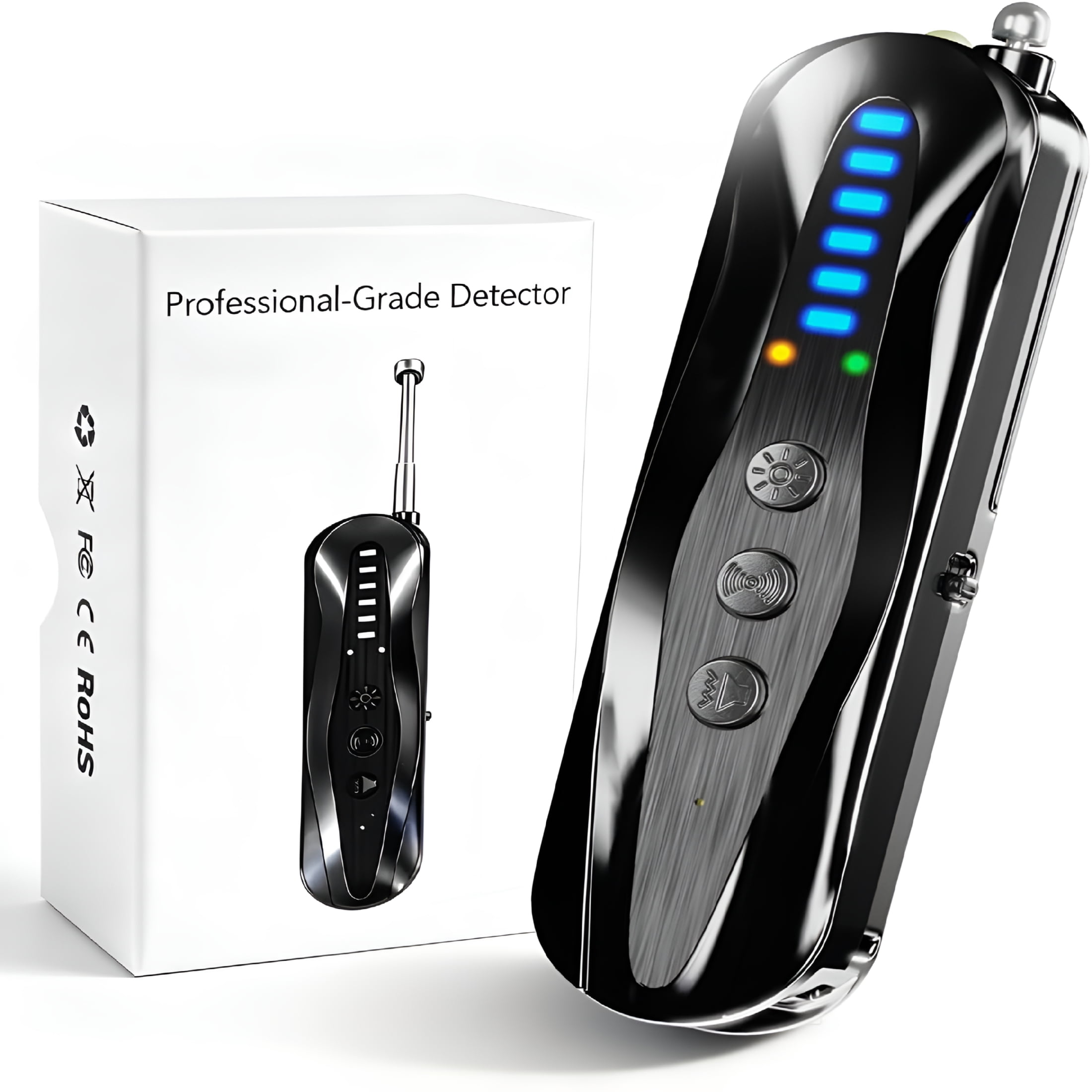GJX Hidden Camera Detectors,Infrared Pin Hole Camera Finder,Wireless ...