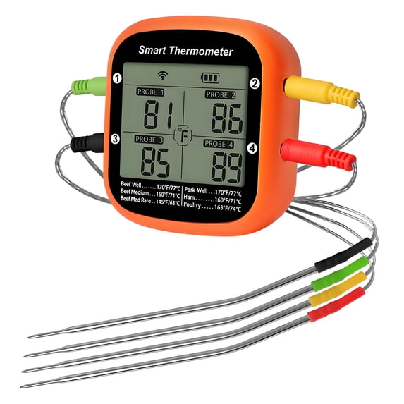GJX Instant Read Thermometer for Cooking,Smart Wireless Wireless Meat ...
