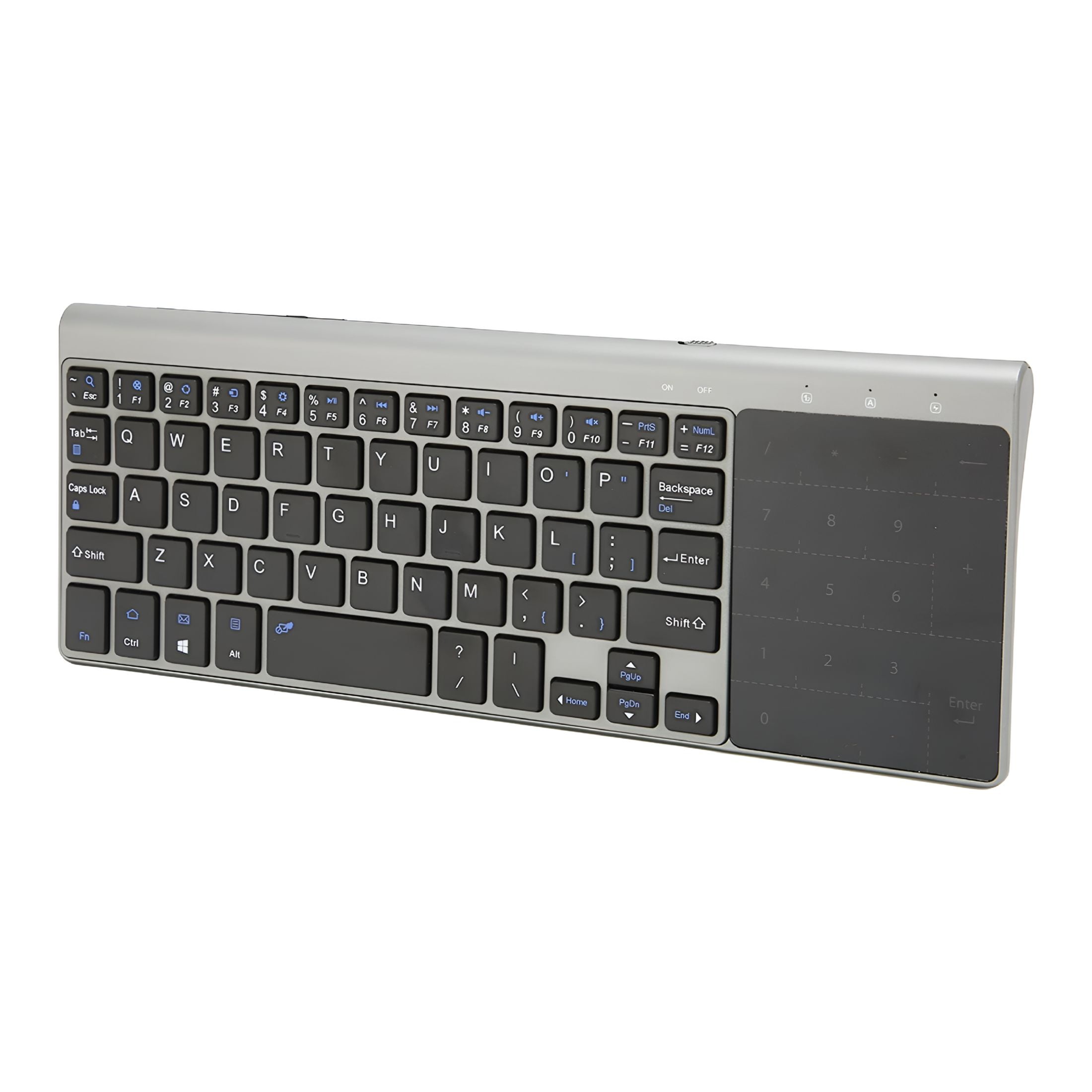 GJX Keyboard With Touchpad 2.4G Wireless Keyboard Touchpad 2 In 1 ...