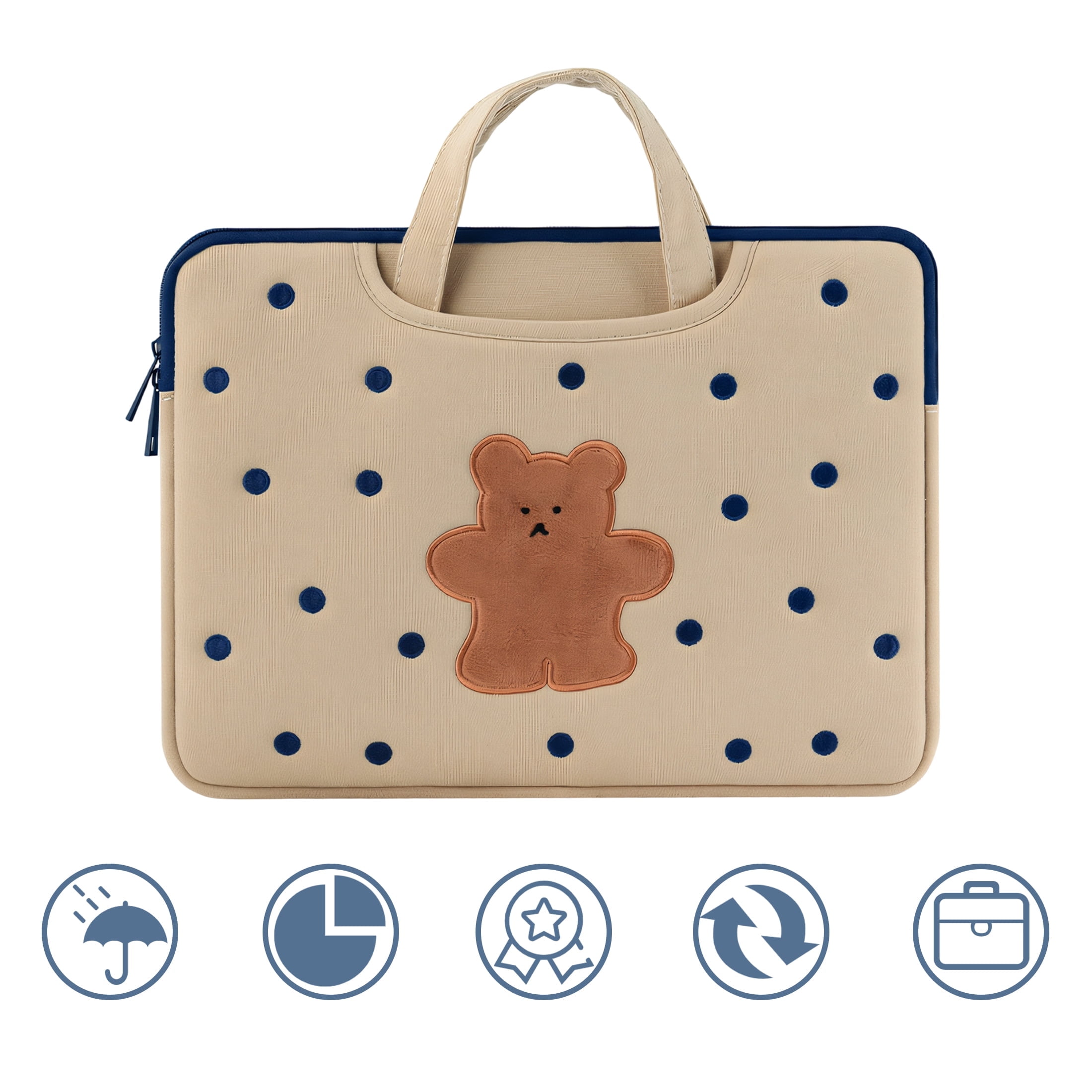 GJX Laptop Case 15.6 Inch,Cotton Case for Macbook,15.6 Inch Teddy Bear ...