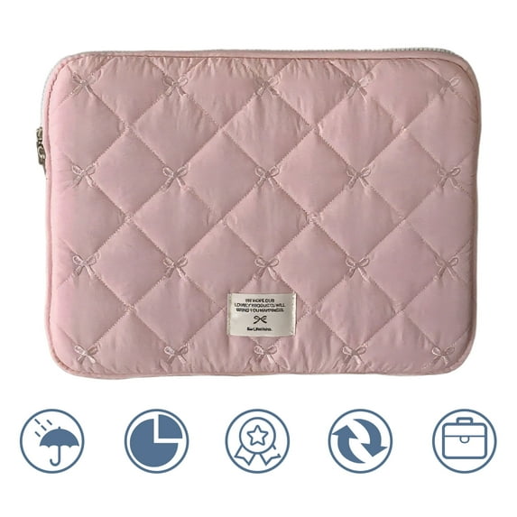 GJX Laptop Case 15.6 Inch,Nylon Laptop Cover,15-15.6 Inch with Bow ...