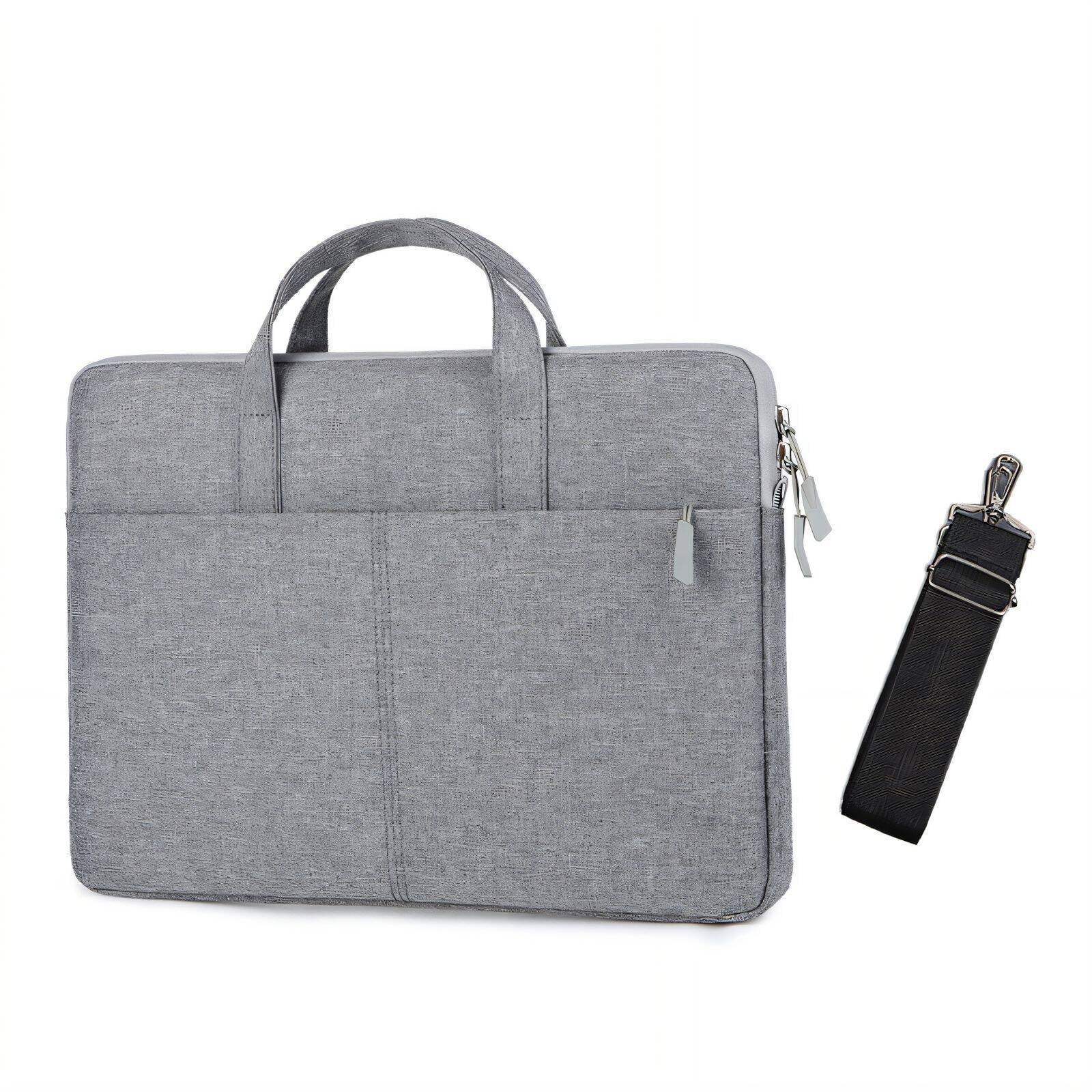 GJX Laptop Sleeve,Multiple Pocket Design Laptop Case,Textured Fabric ...