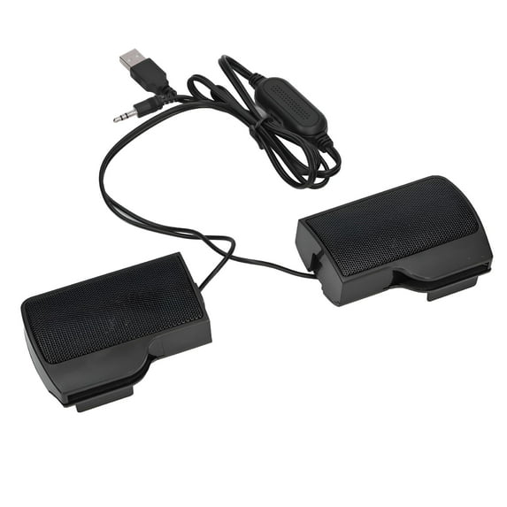 GJX Laptop Speakers USB Powered Wired Monitor Soundbar Stereo Sound ...