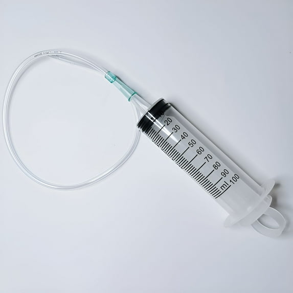GJX Large Plastic Syringe with Tubing, Industrial Syringes + Handy Long ...