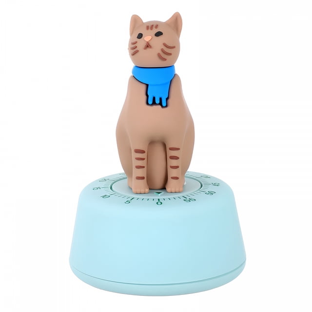 GJX Lazy Cat Timer Countdown Kitchen Reminders Soft Rubber Abs for Kids ...