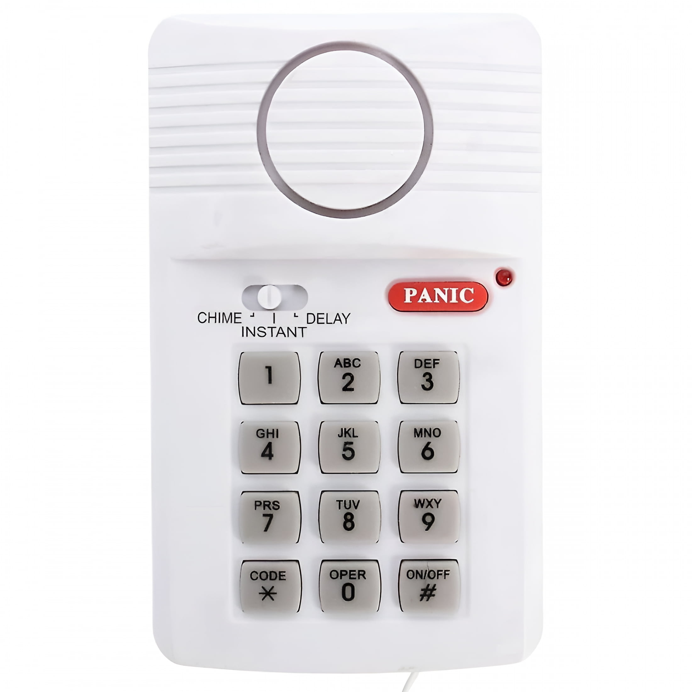 GJX Loud Wireless Door Alarm Security Pin Panic Keypad Office Garage ...