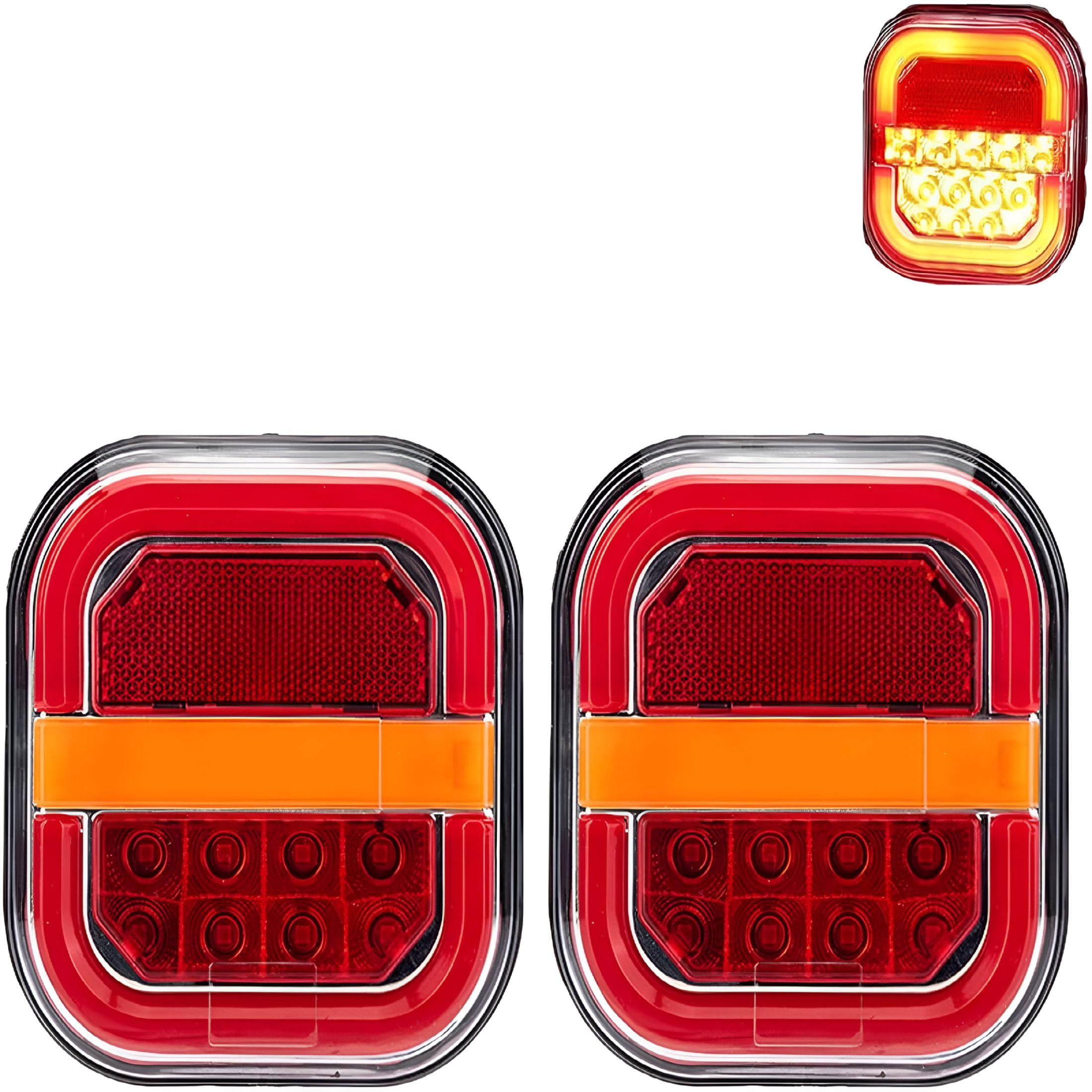 GJX Magnetic Wireless Tail Lights for Trailer, Wireless Trailer Lights ...