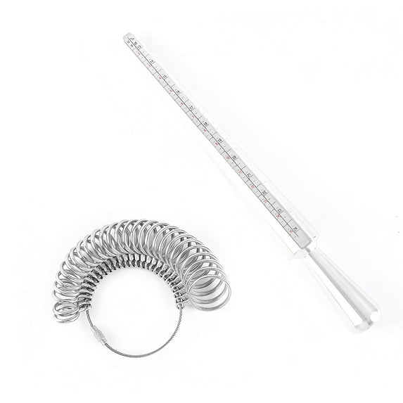 GJX Metal Steel Ring Sizer Circular Design Ring Sizer for Women ...