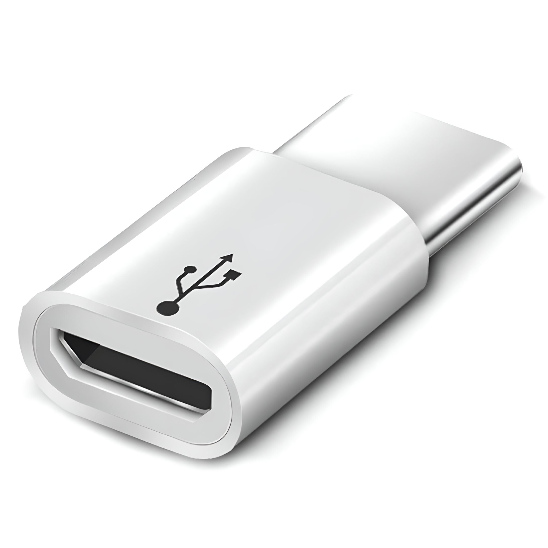 GJX Micro USB Female to Type C Male Converter USB-C Adapter Connector ...