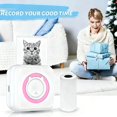 GJX Mini Bluetooth Thermal Label Printer – Portable Ink-Free Pocket ...