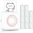 GJX Mini Portable Bluetooth Wireless Paper Photo Printer All in One ...