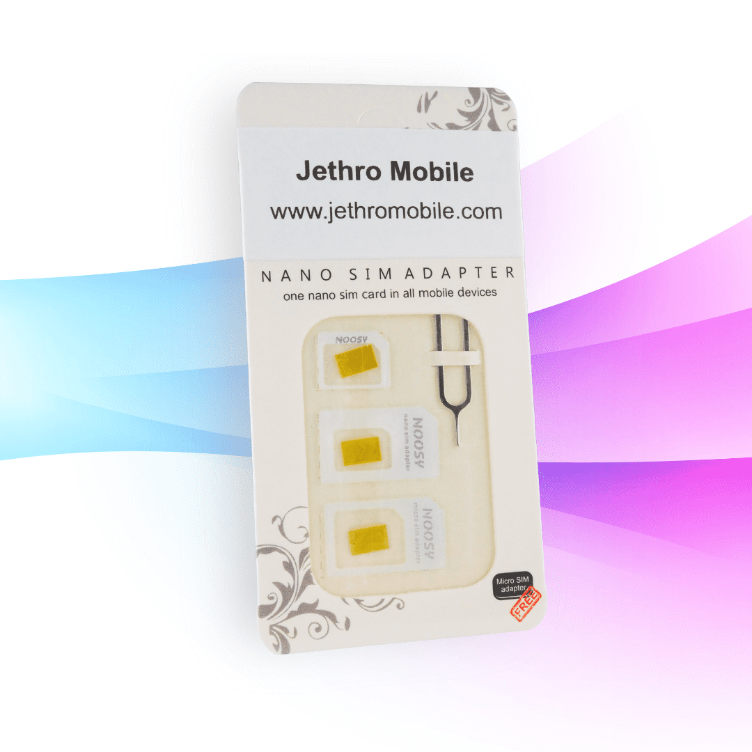 GJX Mobile SIM Card Adapter 4-in-1 Nano & Micro SIM Card Adapter Kit ...