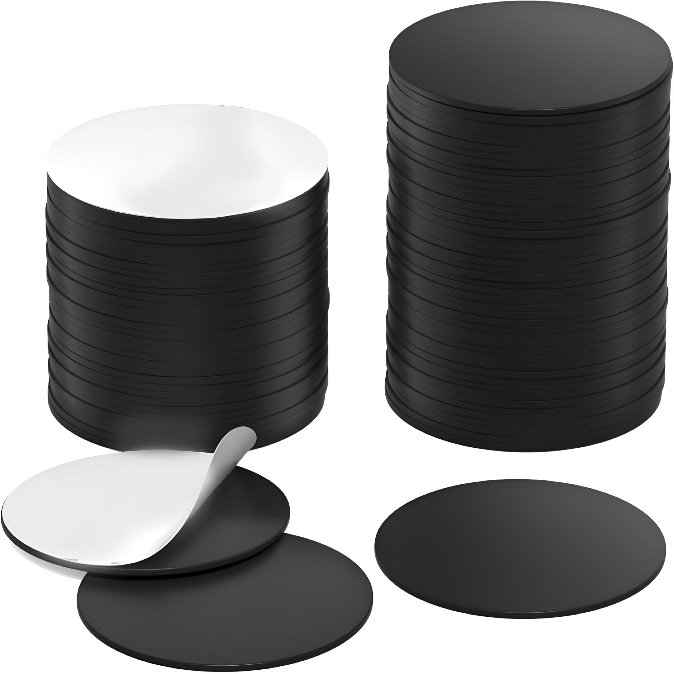 GJX NFC Tags NTAG215, NFC Coins, Black NFC Stickers Round 13.56MHz NFC ...