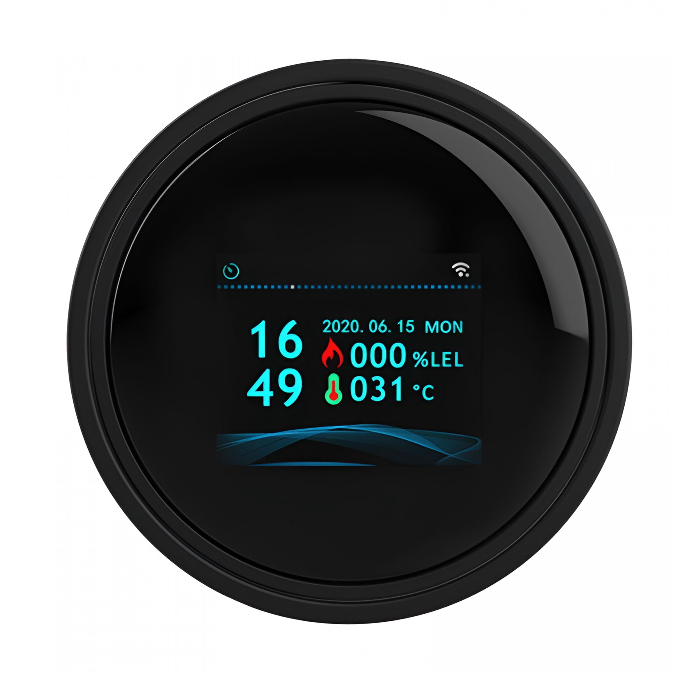 GJX Natural Gas Sensor Smart Alarm Gas Leakage Detector Fire Security ...