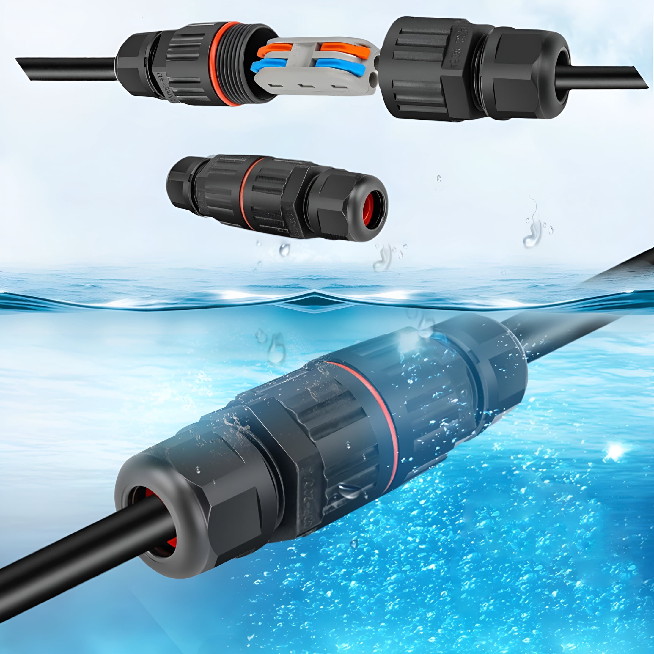 GJX Outdoor Electrical Wiring Terminals, Rainproof Cold Cable ...