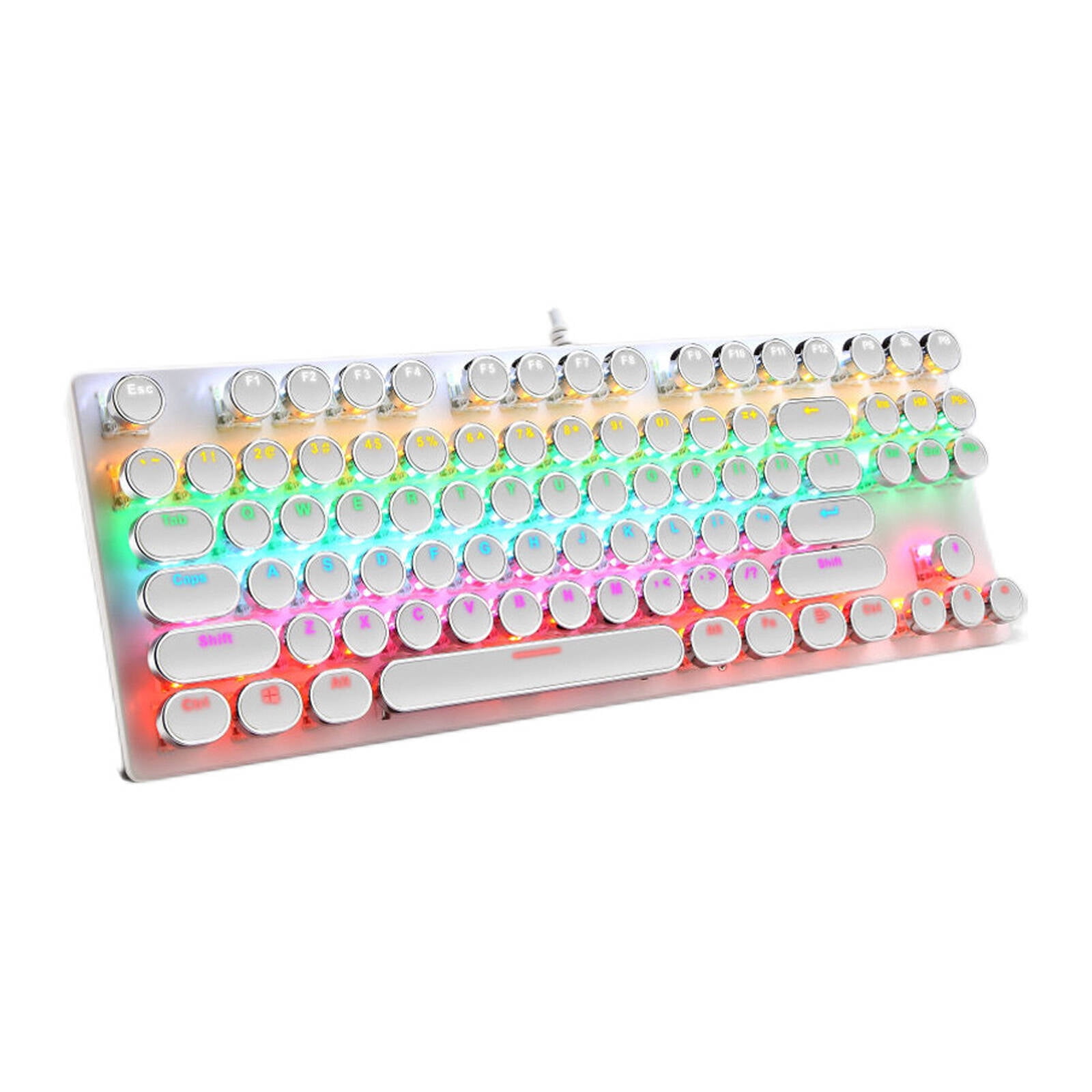 GJX Pc Gaming Keyboards Backlight Light Up Keyboard Mechanical Cool ...