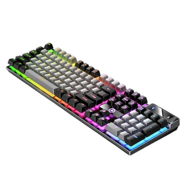 AUKEY Mechanical Gaming Keyboard, Pink KM-G15, RGB Backlight, Anti ...