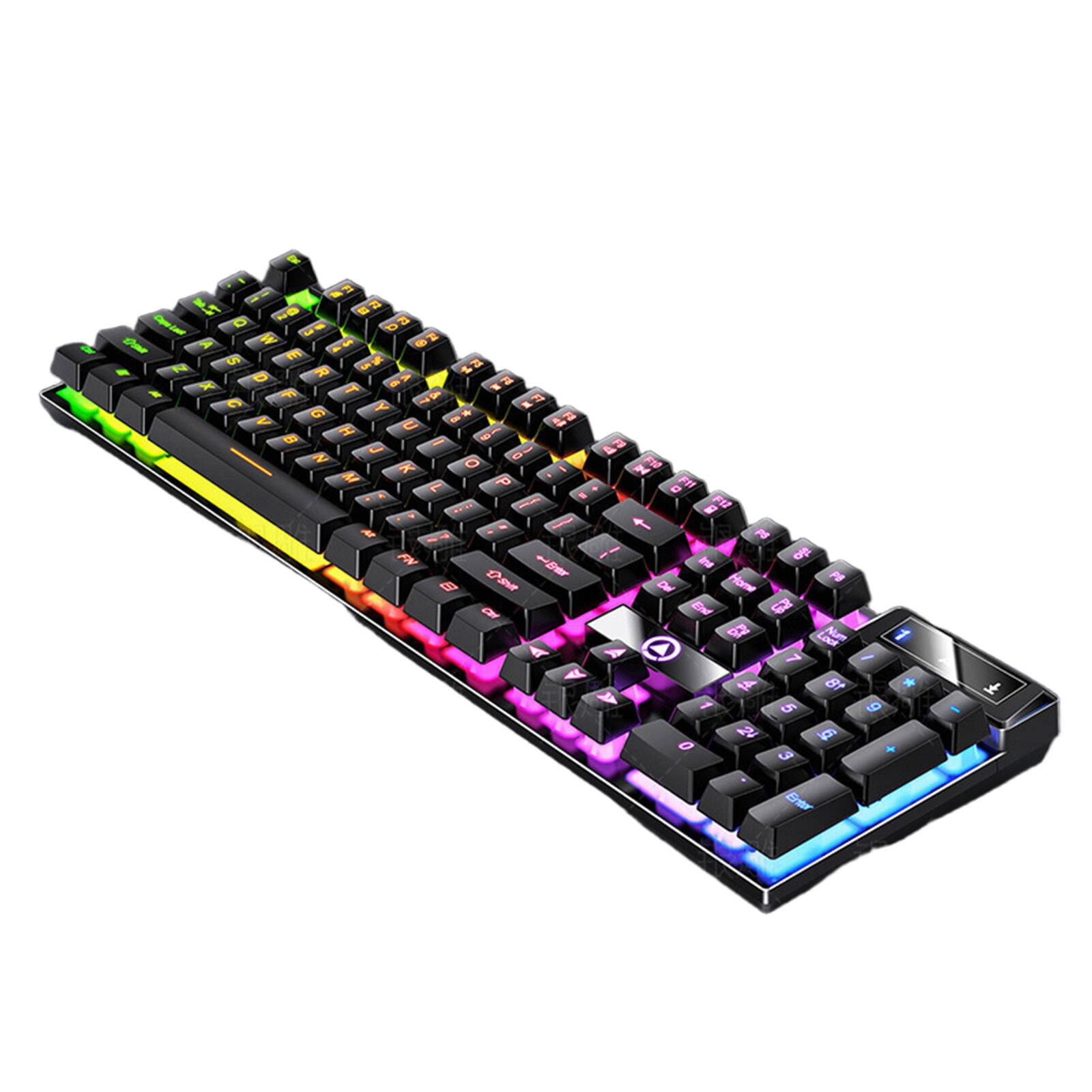 GJX Pc Gaming Keyboards Comfortable Light Up Keyboard Precision ...