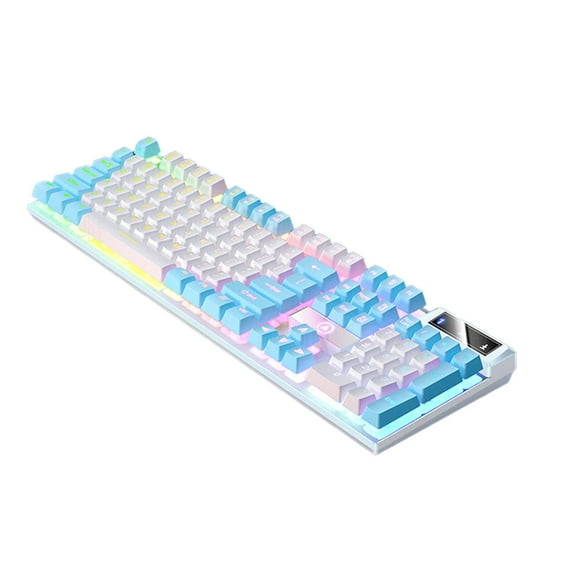 GJX Pc Gaming Keyboards Multi-Functional Light Up Keyboard Precise ...