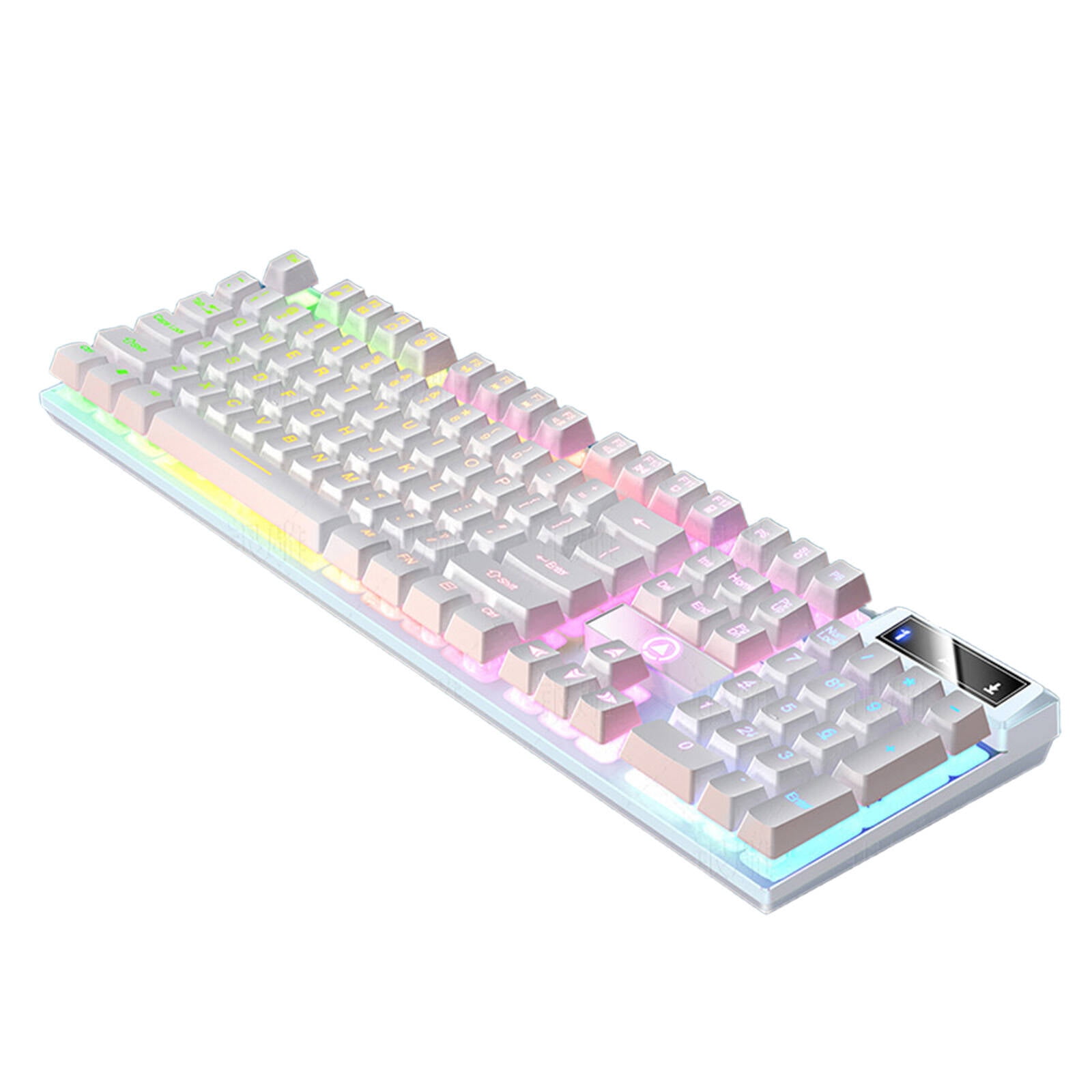 GJX Pc Gaming Keyboards Wired Connection Light Up Keyboard Flexible ...