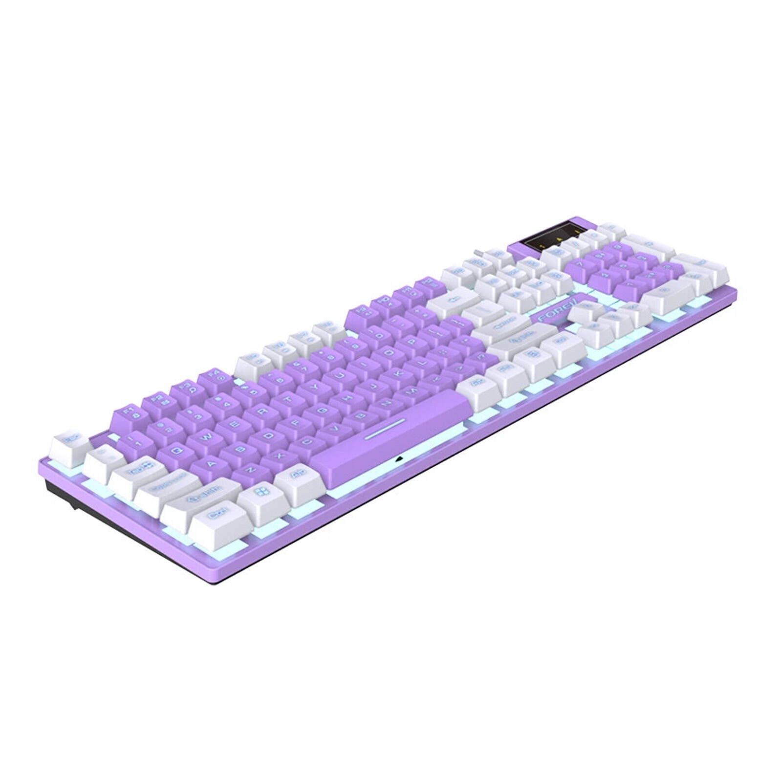 GJX Pc Gaming Keyboards Wired Connection Light Up Keyboard Stable ...