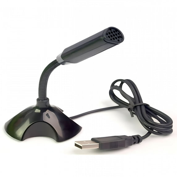 GJX Portable Studio Speech Mini USB Microphone Stand Mic With Holder ...