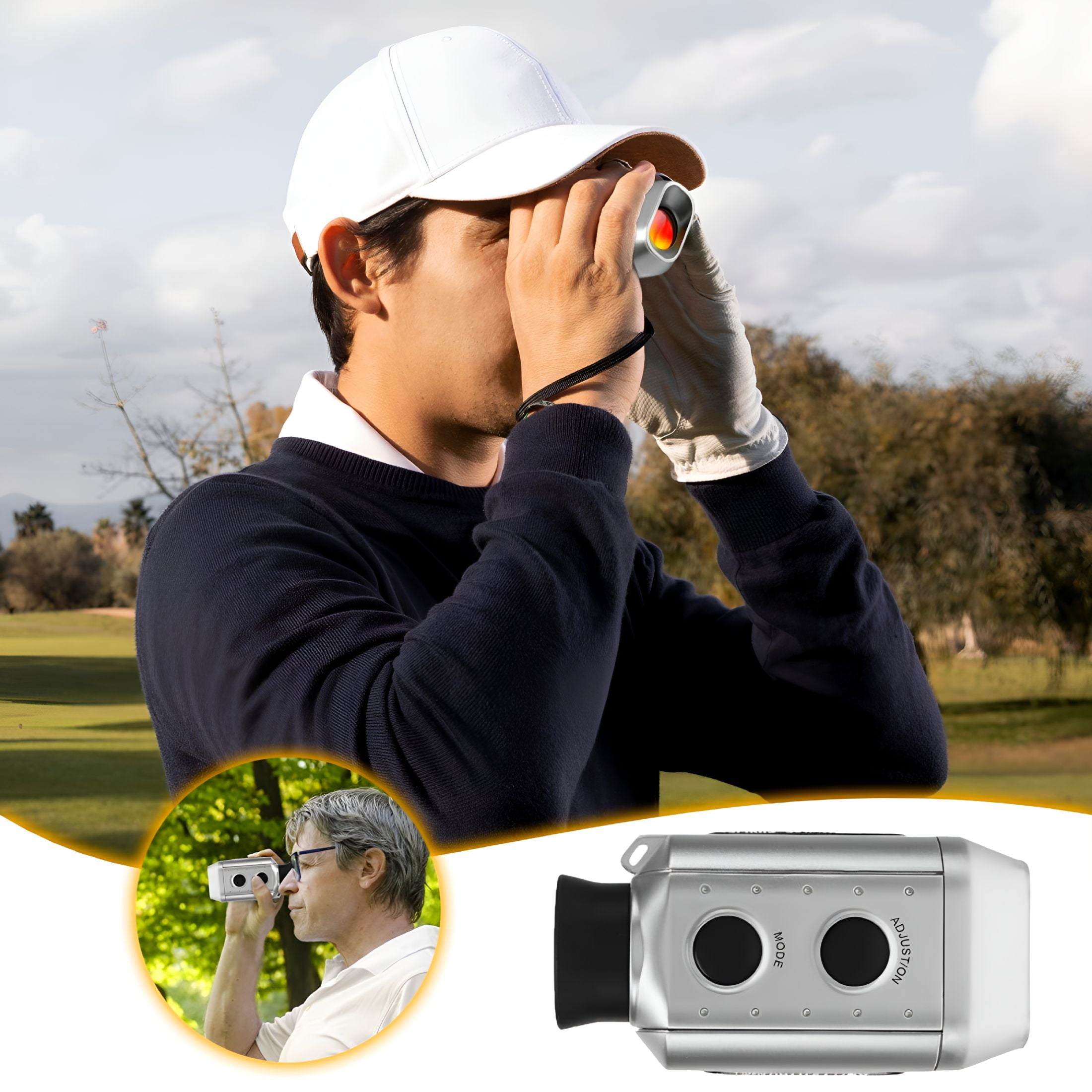 GJX Precision Golf Rangefinder: Dual Function for Improved Accuracy ...