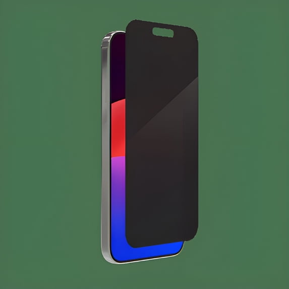 GJX Privacy Screen Protector for Iphone 15 Pro Max- 5X Stronger with ...