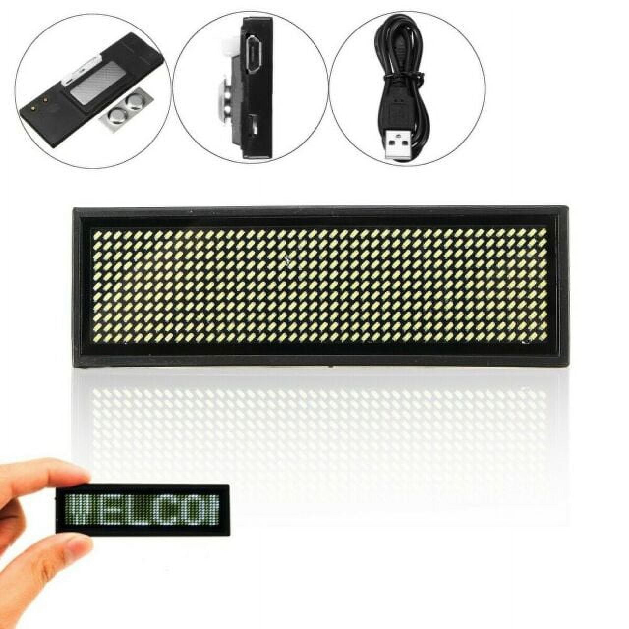 Programmable LED Bluetooth Name Tag - Walmart.com