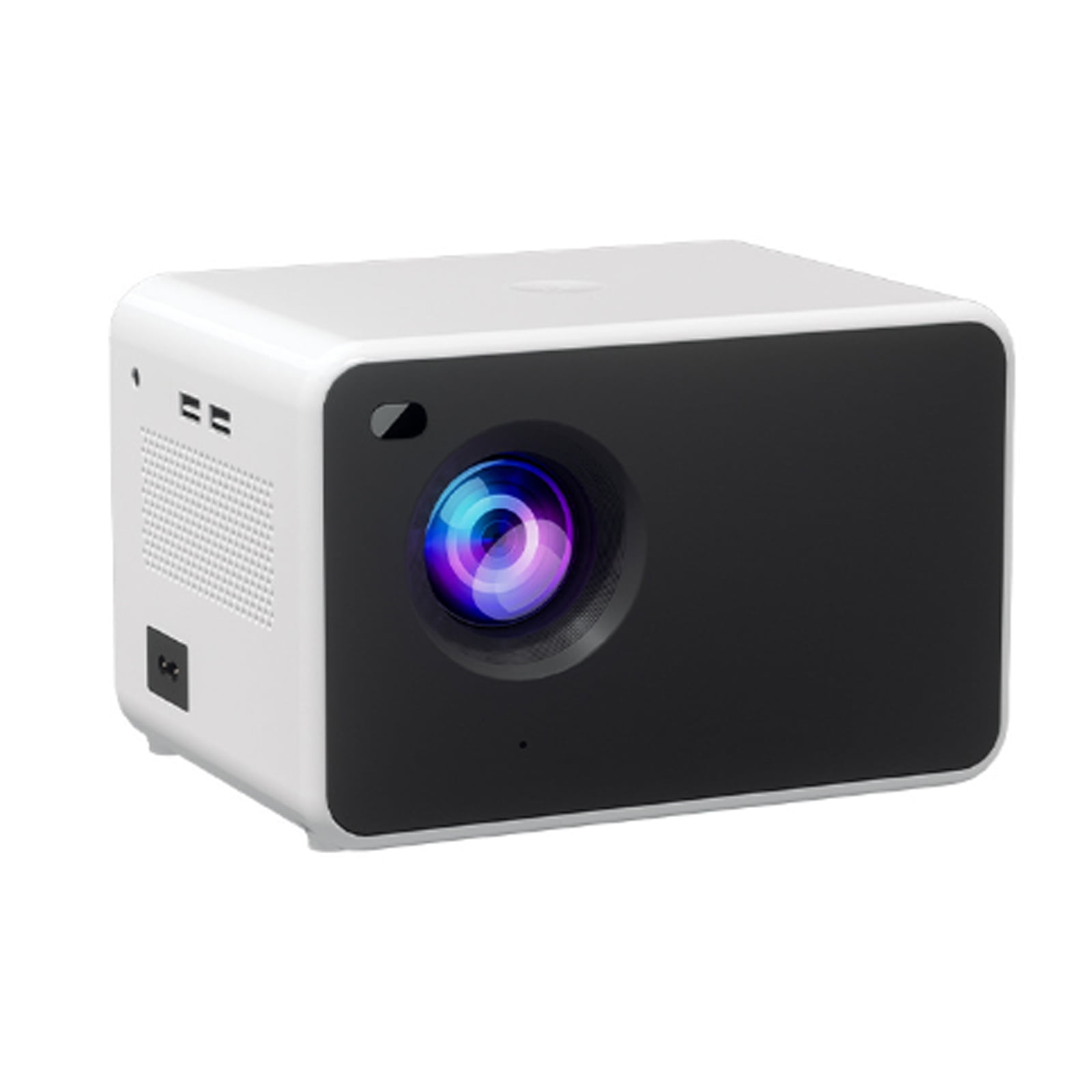 GJX Projector,5G Dual Band WiFi Projector with WIFI and Bluetooth,Side ...