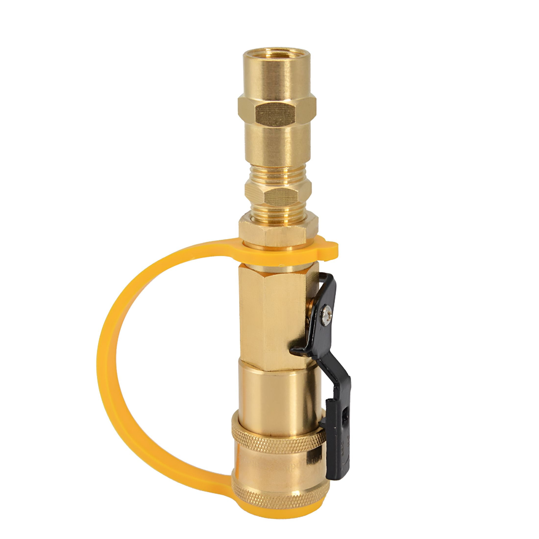 GJX Propane Quick Connect Fittings Adapter with Shutoff Valves BBQ ...