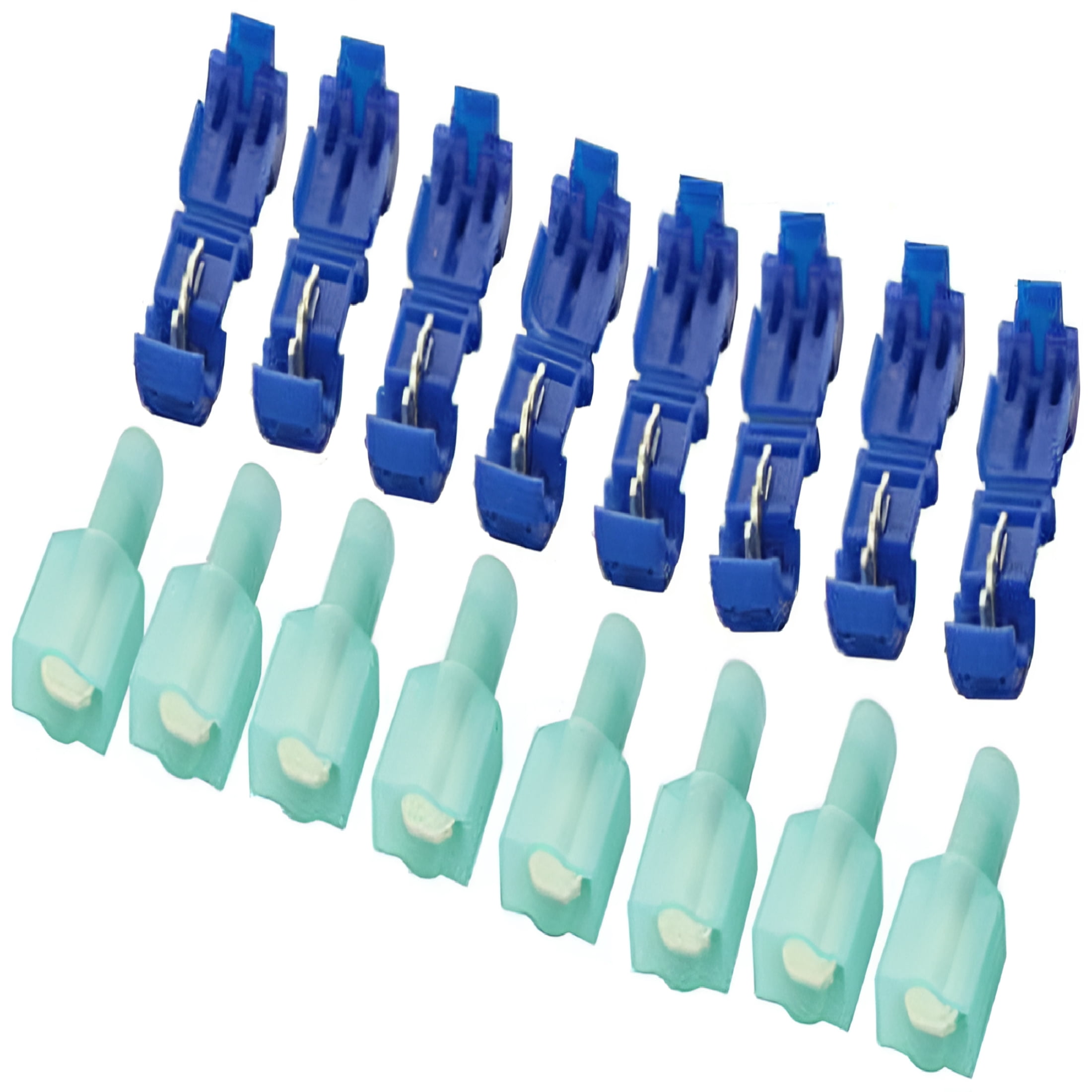 GJX Quick Splice T-Tap Terminal,16-14 Gauge,Blue Electrical Wire ...