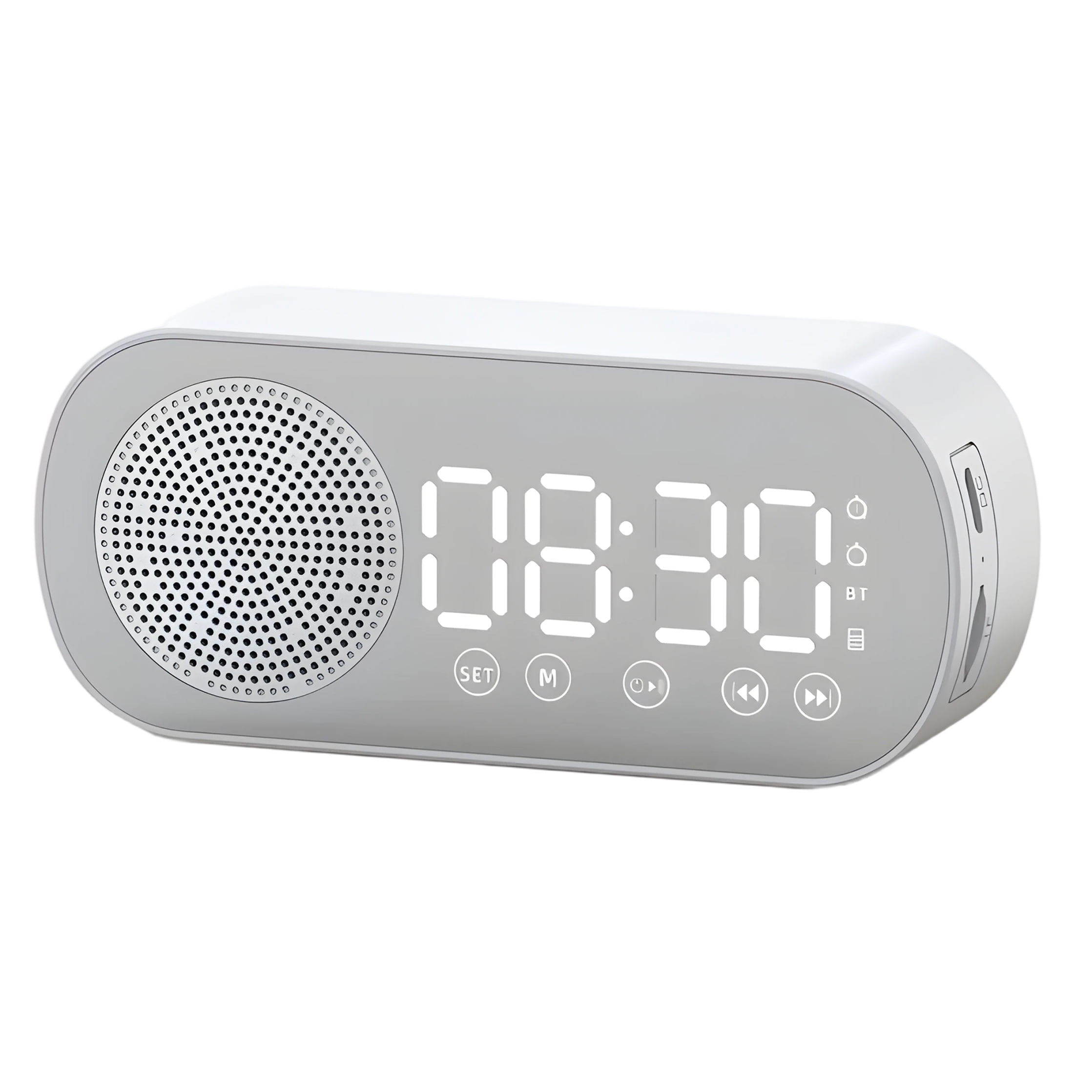 GJX Radio Alarm Clock,Clock Radios for Bedroom with Bluetooth ...