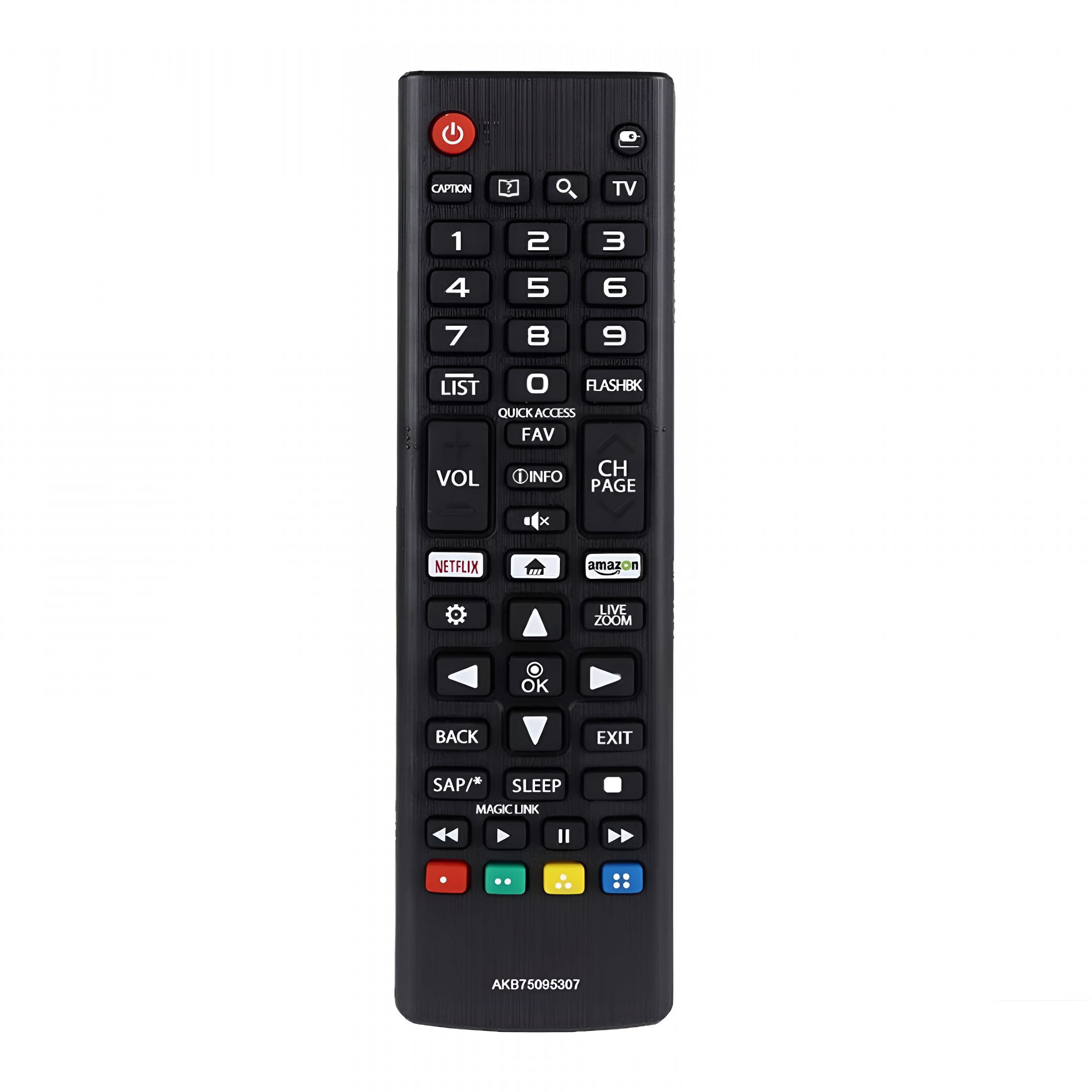 GJX Replaced Remote Control Universal TV Remote Control Wireless Smart ...