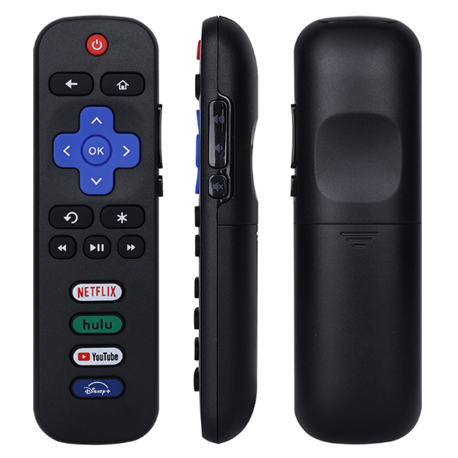 GJX Roku Remote Control, Universal Replacement for Roku TV, Smooth ABS ...
