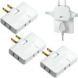GJX Rotatable Socket Converter,3 Way Rotatable Socket Converter,Flat ...