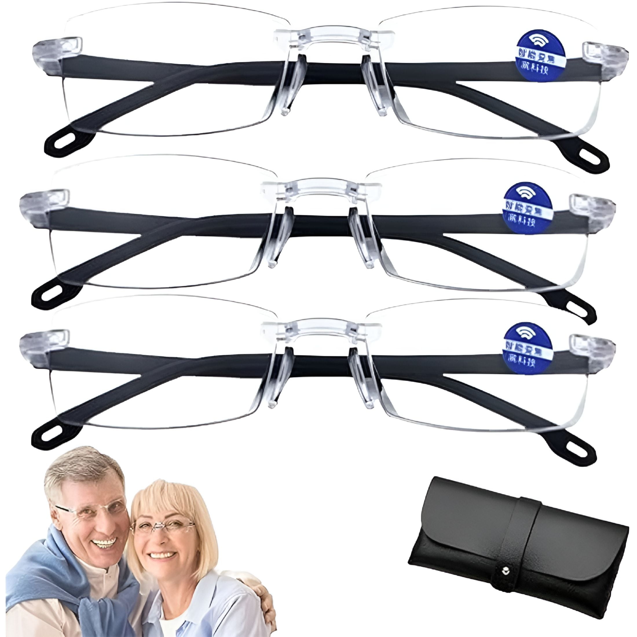 GJX Self Adjusting Glasses,Auto Focus Glasses,Self Adjusting Eyeglasses ...