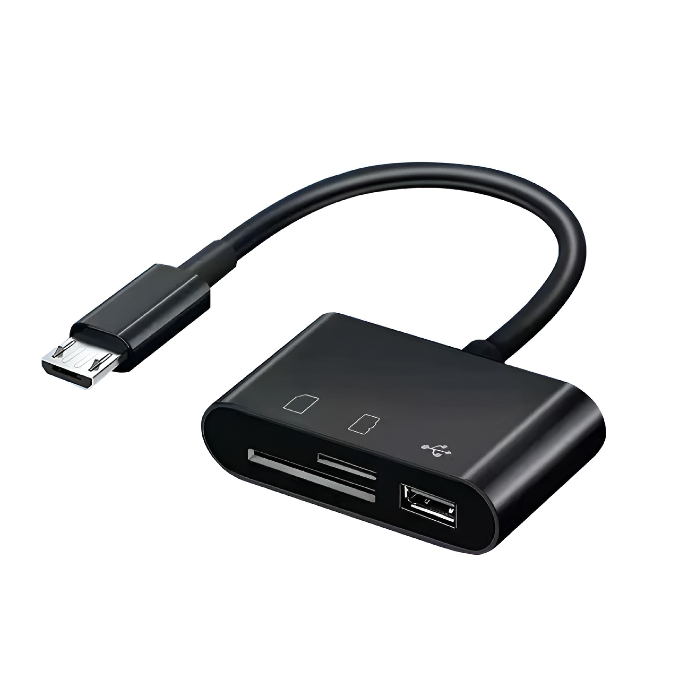 GJX Sim Adapter for Laptop Micro-USB Card Reader Mobile Phone Computer ...